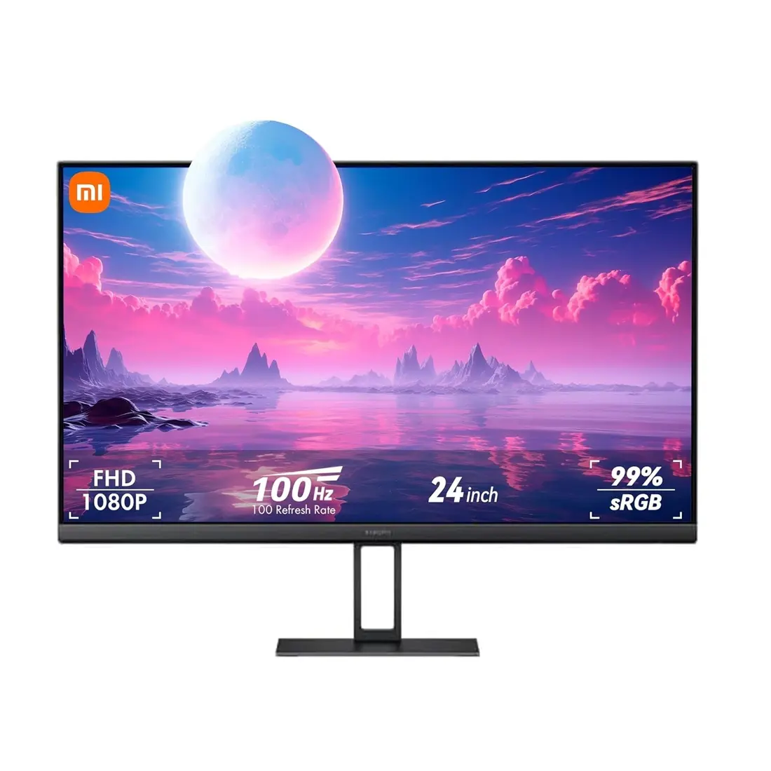 Xiaomi Monitor A24i, 23.8'', Full HD, IPS, 100 Hz, HDMI, DisplayPort, Crni