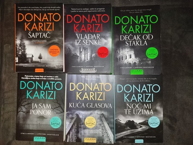 Donato Karizi komplet 6 knjiga