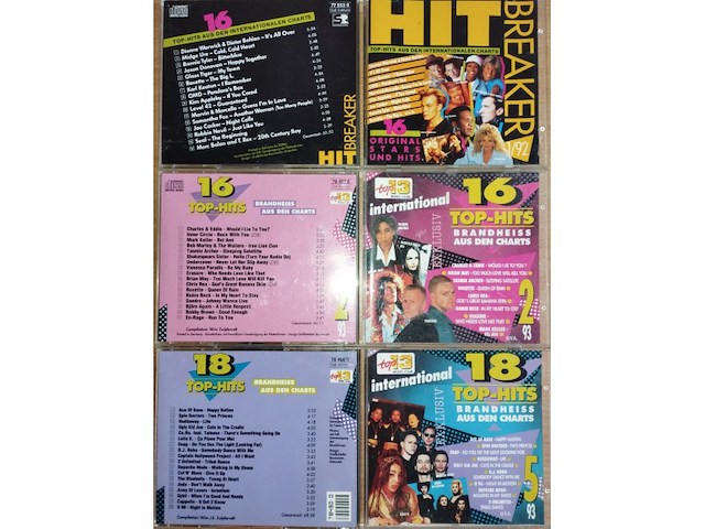 Hit Breaker 1/92+2/93+5/93 - Various Artists 1+1+1cds