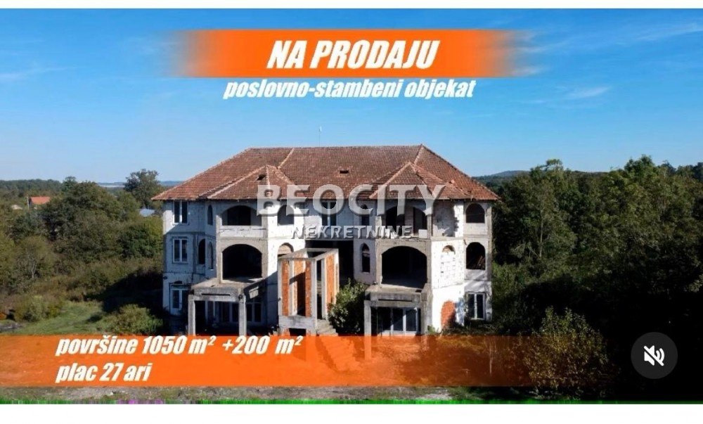 Kuća, 1250 m2, Lazarevac, Ibarska magistrala ID: 117167