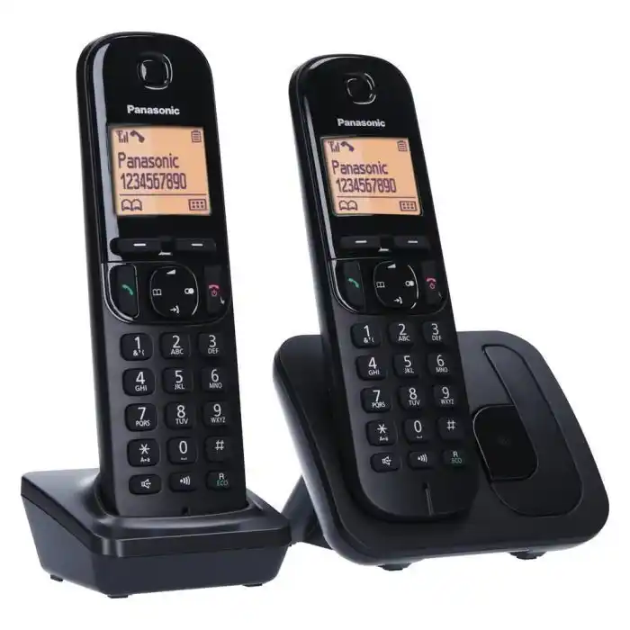 Bežični telefon Panasonic KX-TGC 212 FXB Crni - duo