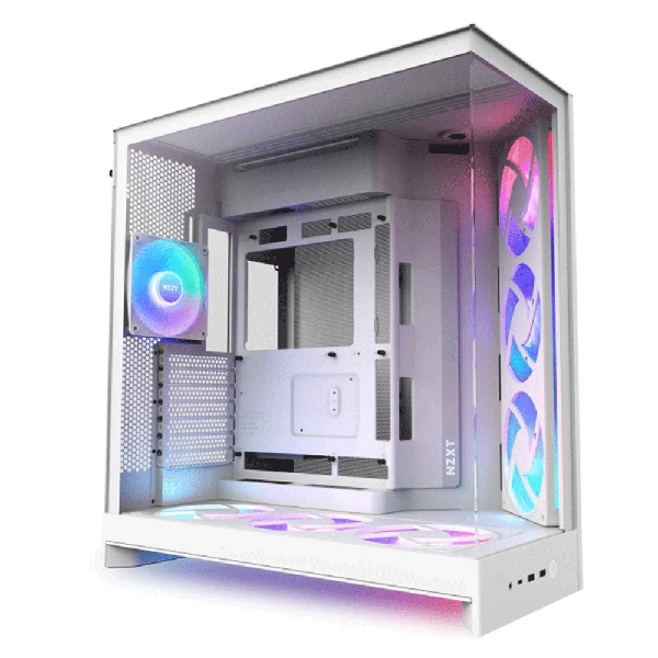NZXT H9 Flow RGB+ Gaming kućište belo (CM-H92FW-P1)