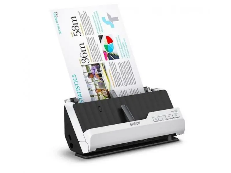 EPSON DS-C330 A4 ADF, Stoni skener, Beli