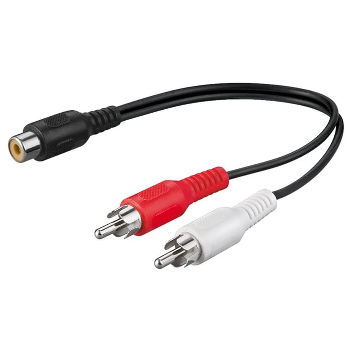 Goobay Y kabl 2x RCA m- RCA f 20cm
Goobay Y kabl 2x RCA m- RCA f 20cm