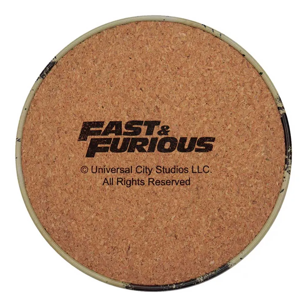 Fast & Furious Set of 4 Vintage Style Coasters