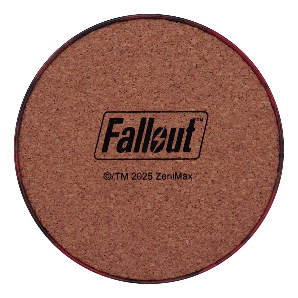 Fallout Set of Four Metal Drinks Coasters