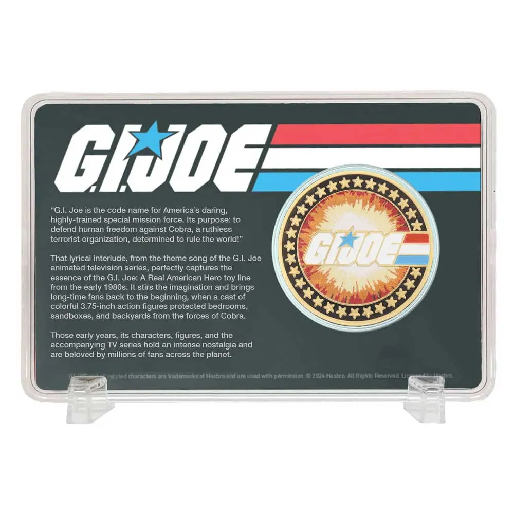 G.I. Joe: A Real American Hero 60th Anniversary 24k Gold Plated Coin