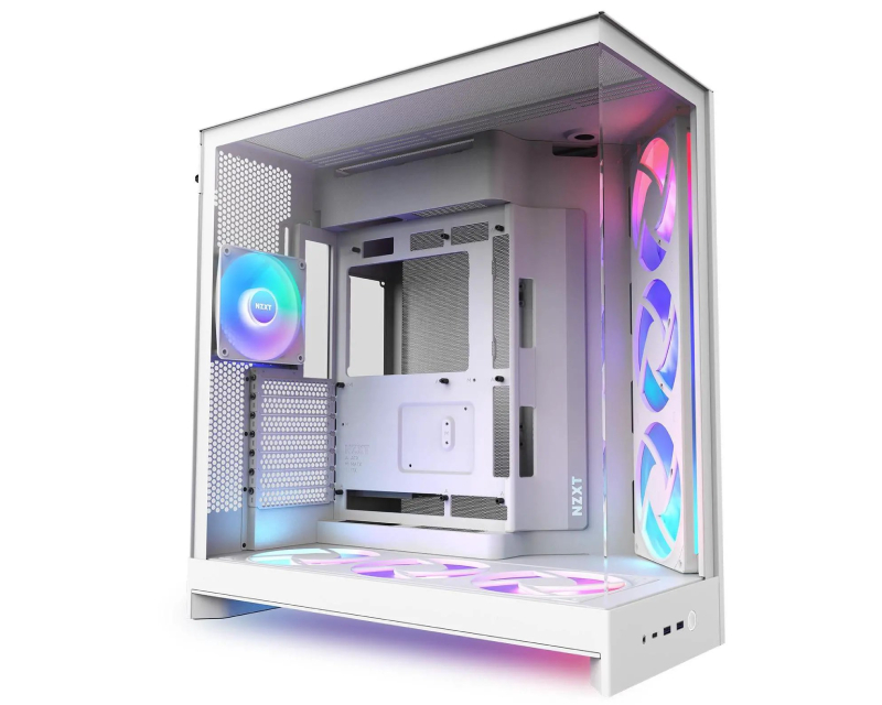 NZXT H9 Flow RGB+ Gaming kućište belo (CM-H92FW-P1)