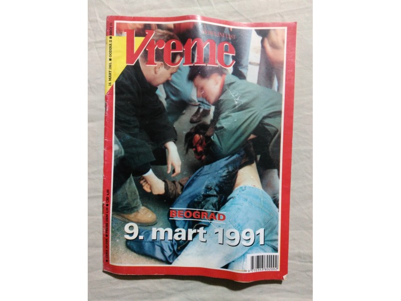 Vreme broj 9. mart 1991