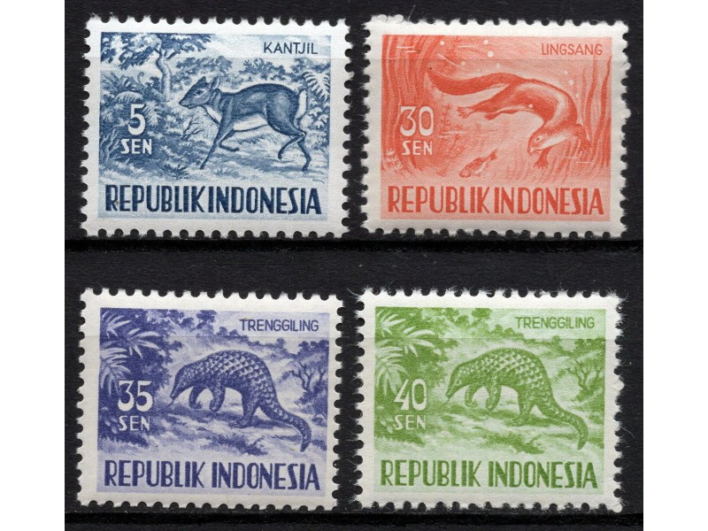 Indonesija 1956. Fauna