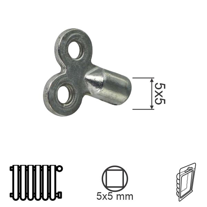 Ključ za odzračivanje radijatora RK11 Ne 5x5mm (2kom) DBP1