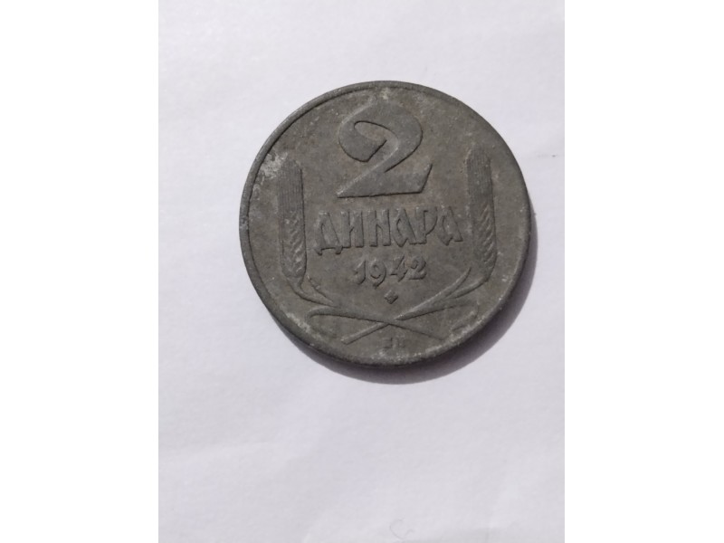2 dinara 1942 srbija