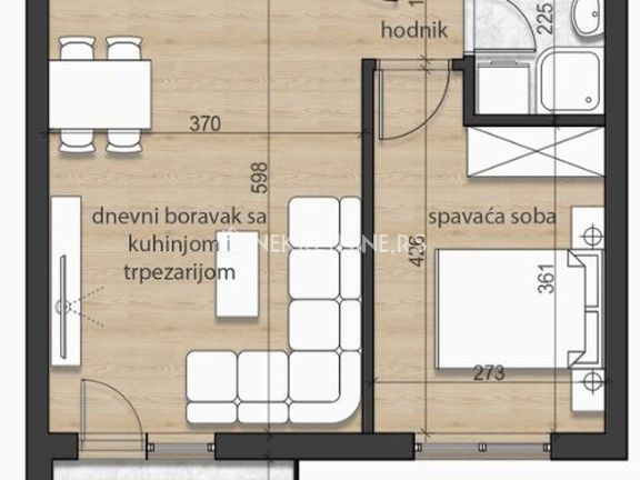 Stanovi u izgradnji u Inđiji, 43m2 - 47m2 - 64m2