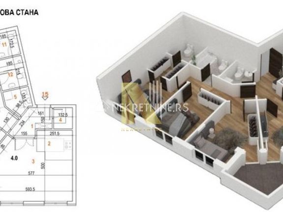 NOV četvorosoban stan na Telepu (CENA SA PDV-OM)