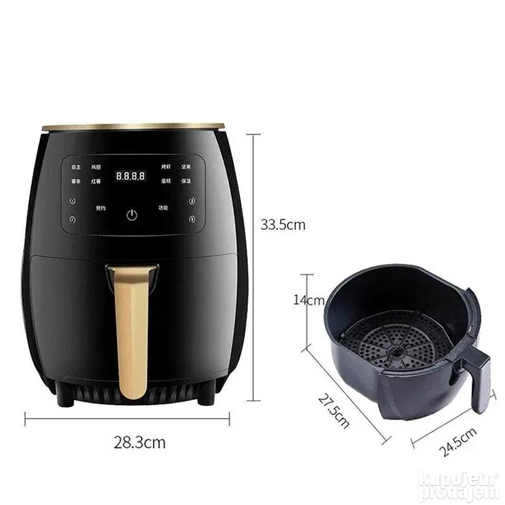 Silver Crest Air Fryer Friteza Na Vruc Vazduh 6L