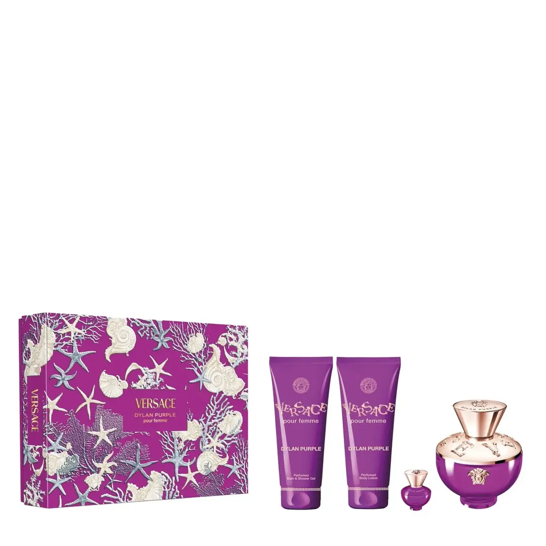 Versace Ženski poklon set Dylan Purple EDP 100 ml+gel za tuširanje 100 ml+losion za telo 100 ml