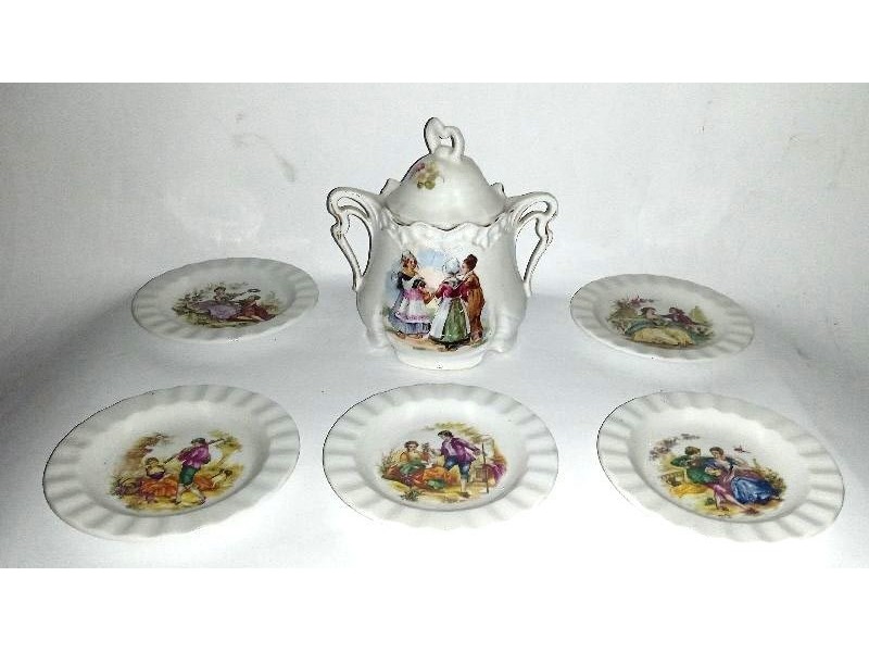LOT 5kom - STARI PORCELAN iz EPOHE