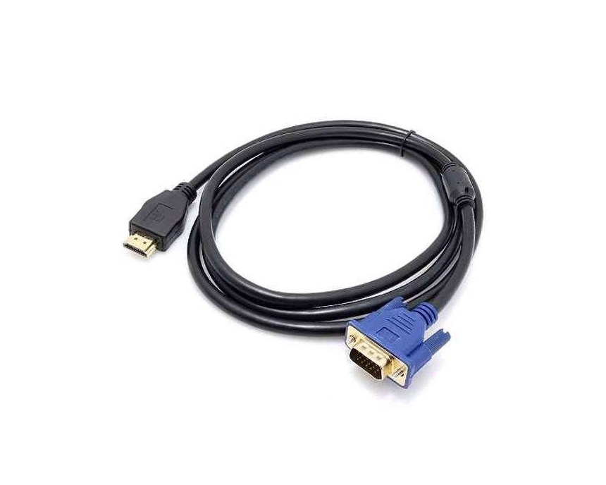E-GREEN Kabl - Konvertor HDMI (M) - VGA D-sub M/M 1.8m crni