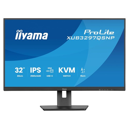 Iiyama 32″ ProLite XUB3297QSNP-B1 WQHD 100Hz IPS monitor