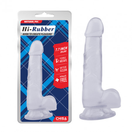 Providni realisticni dildo 20cm | Transparent Dildo
