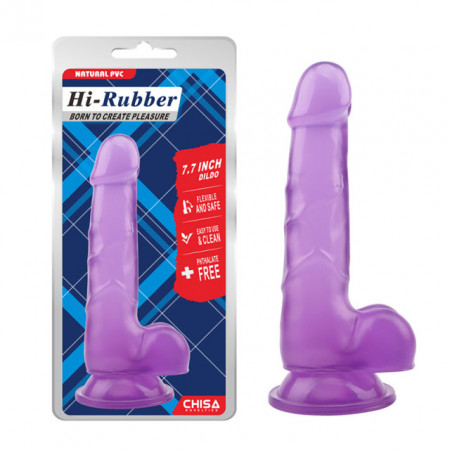 Ljubicasti realisticni dildo 20cm | Purple Dildo 20cm