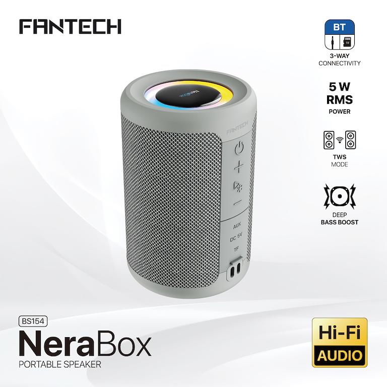 Bluetooth zvucnik Fantech BS154 NeraBox sivi