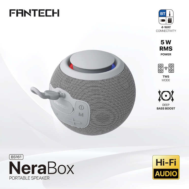 Bluetooth zvucnik Fantech BS161 NeraBox sivi