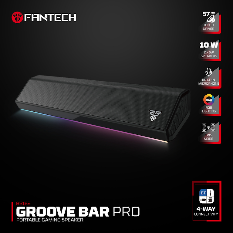 Bluetooth zvucnik Fantech GROOVE BAR PRO BS 162 crni