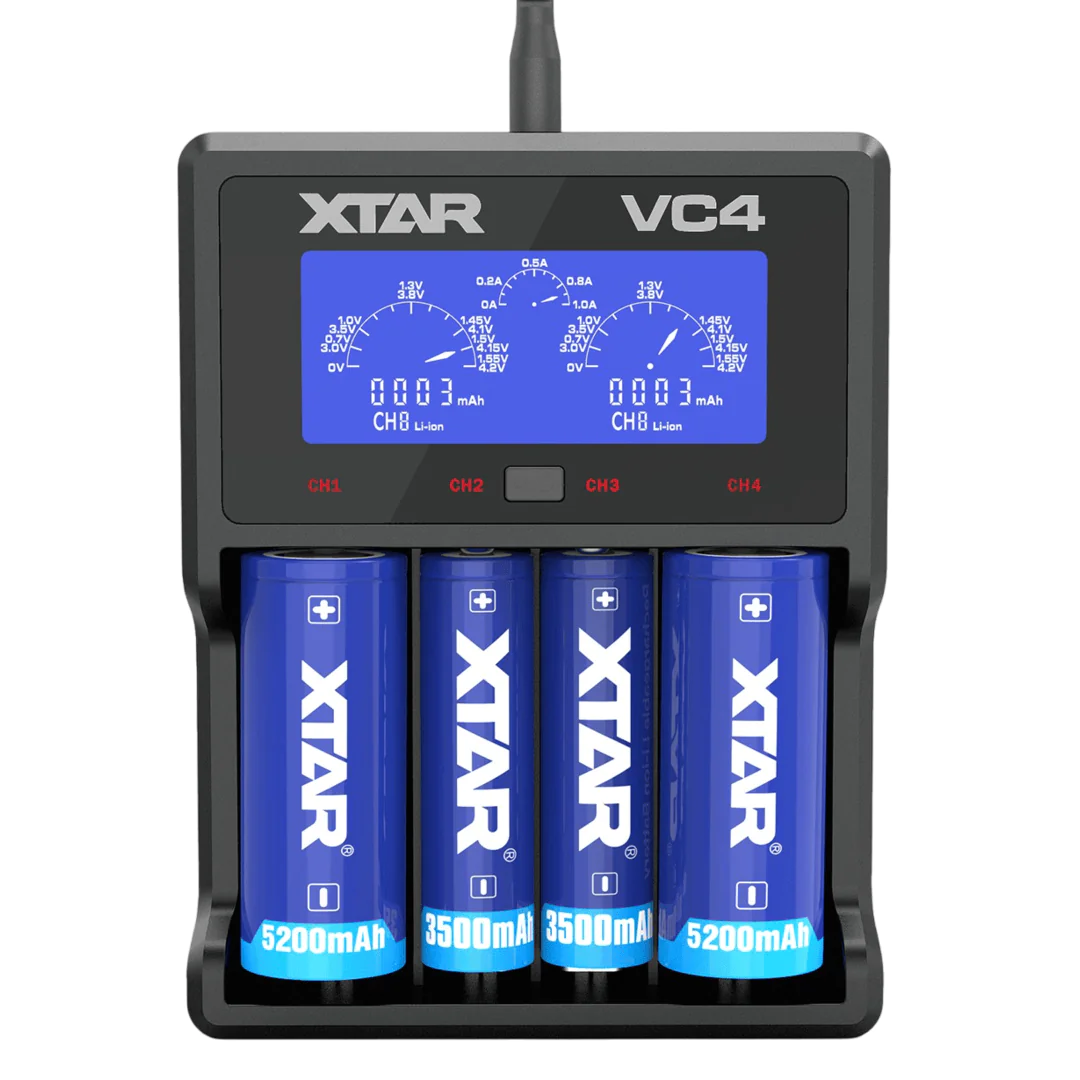 XTAR LCD punjač univerzalni VC4