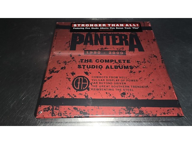 Pantera ‎- The complete studio albums 1990-2000 5CDa