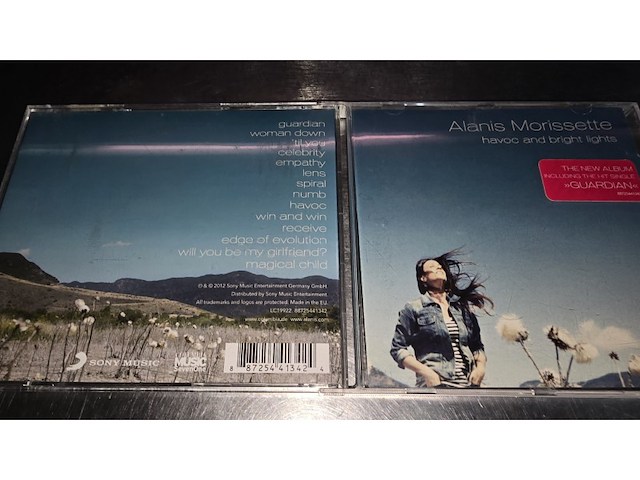 Alanis Morissette - Havoc and bright lights , ORIGINAL