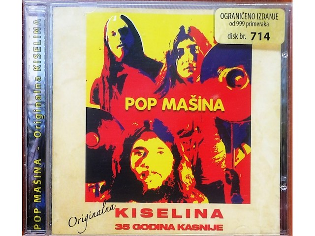 CD POP MAŠINA - Originalna Kiselina (2007) PERFEKTAN