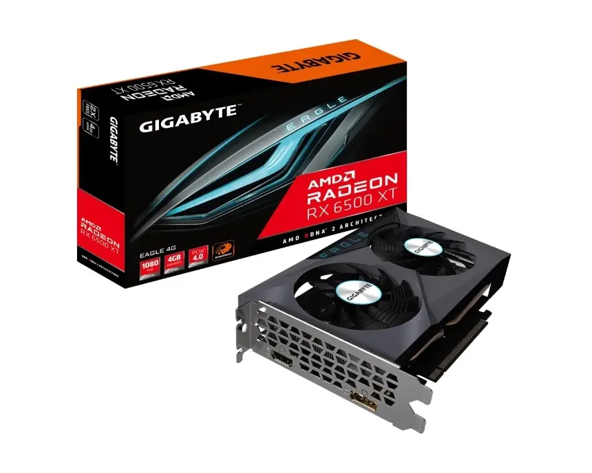 SVGA PCIE GIGABYTE AMD Radeon RX 6500 XT EAGLE OC 4GB GV-R65XTEAGLE-4GD