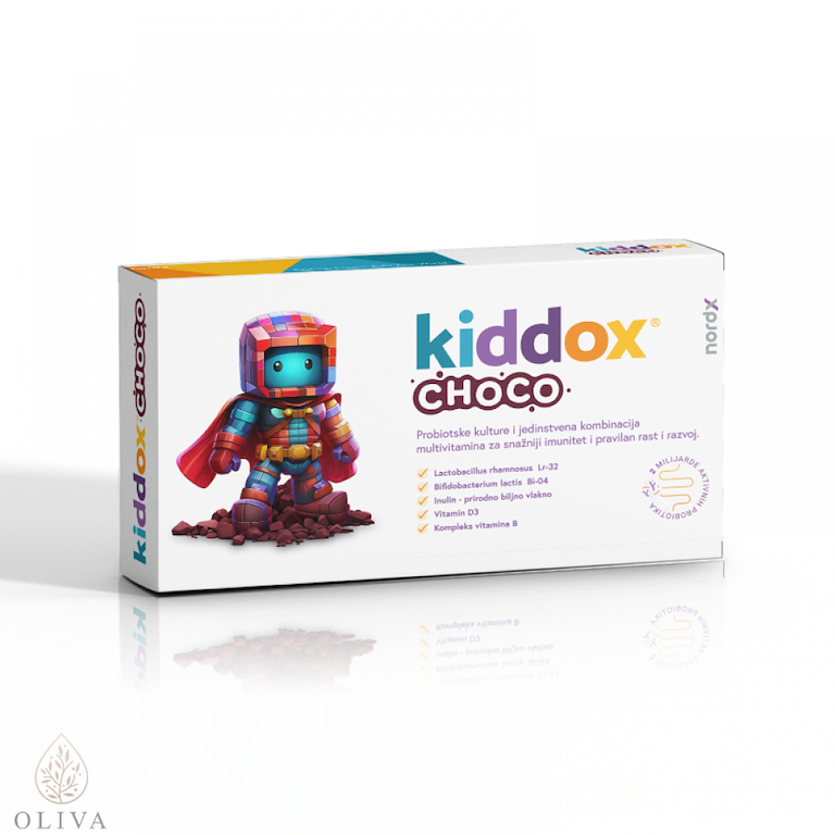 KIDDOX CHOCO DEČJI PROBIOTIK 20 ČOKO ZALOGAJA