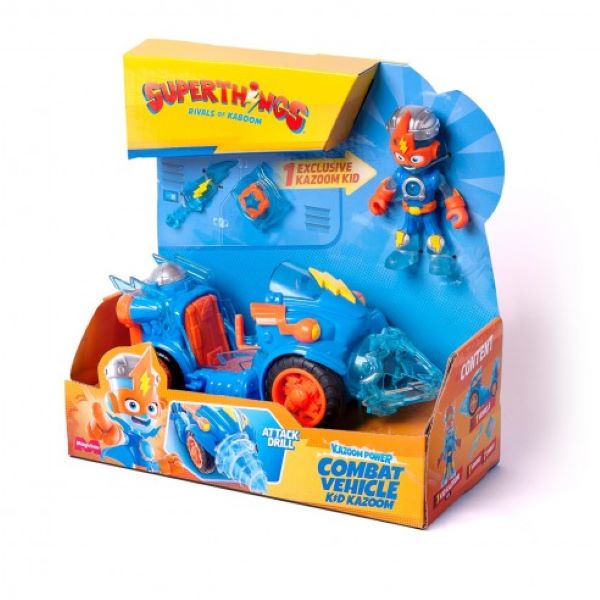 SUPERTHINGS S PLAYSET COMBAT VOZILO KAZZOM