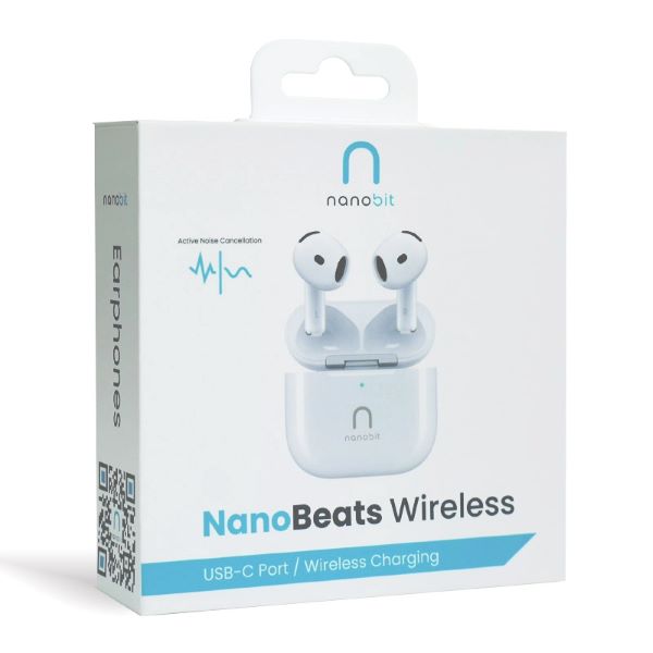 Bluetooth slusalice NanoBeats NB304 bele