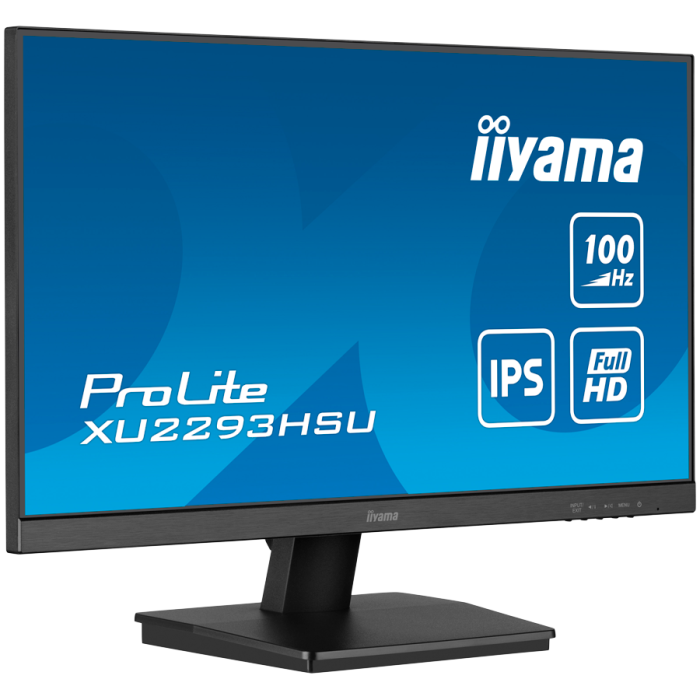 IIYAMA Prolite XU2293HSU-B7 Business Monitor - 54.5 cm (21.5"), FULL HD (1920x1080), IPS LED, 100Hz, 300 cd/m², matte / black