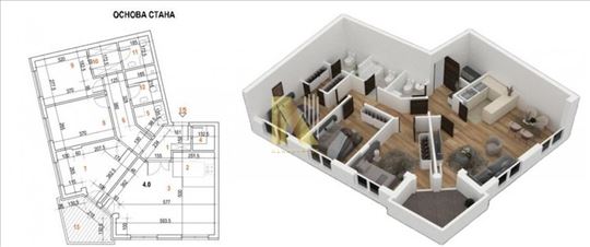 Nov četvorosoban stan na Telepu (cena Sa Pdv-om)