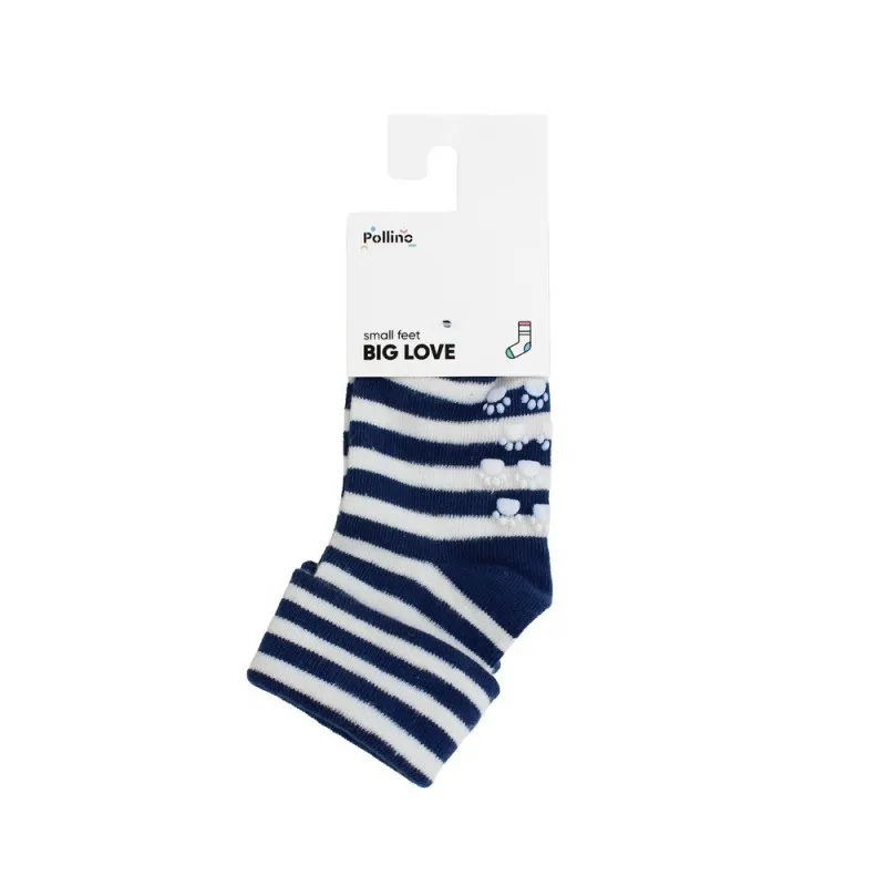 POLLINO CARAPE SOKNE BLUE AND WHITE