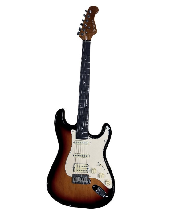 Wakertone VK77RRW-SB Premium električna gitara Boja: Sunburst