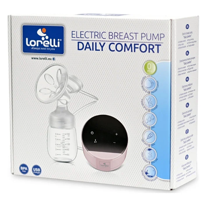 Lorelli električna pumpica za izmazanje Daily Comfort Pink