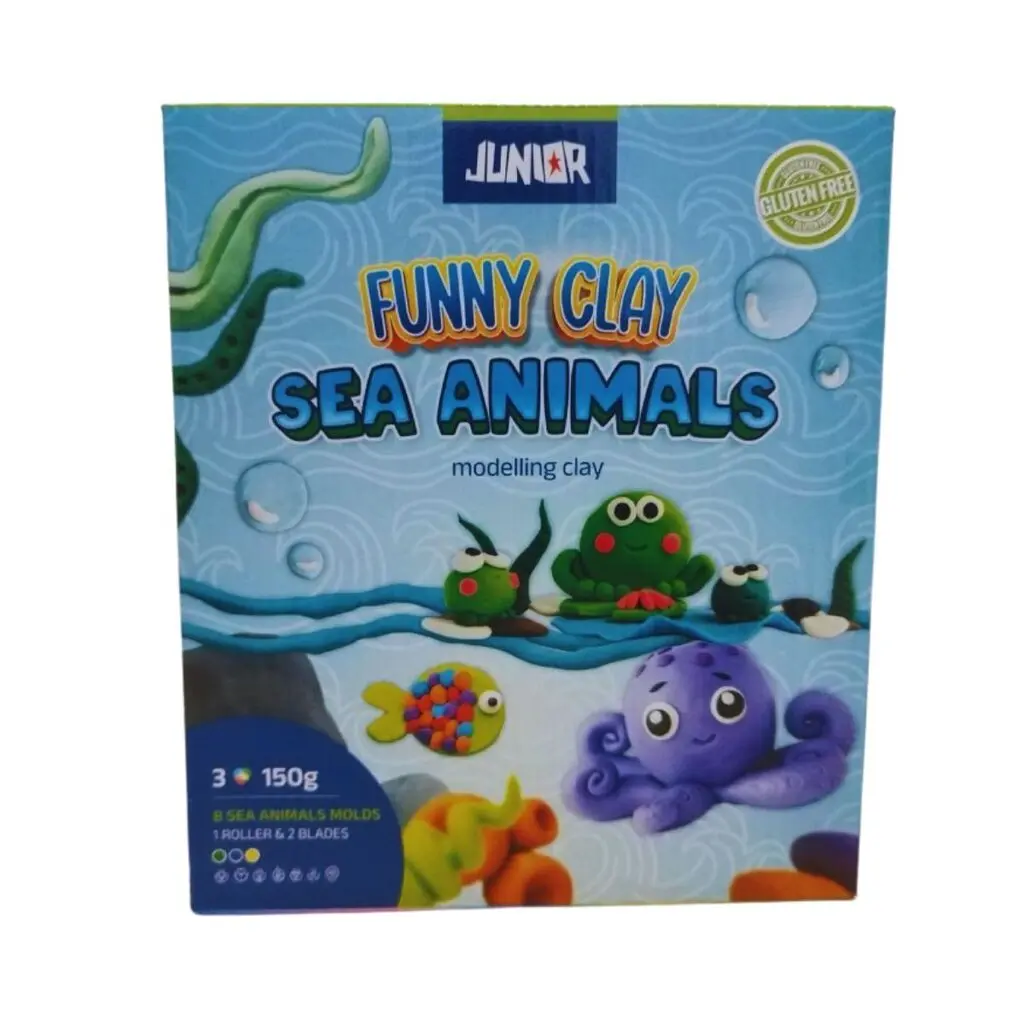 Play dough masa Junior sa kalupima Sea Animals