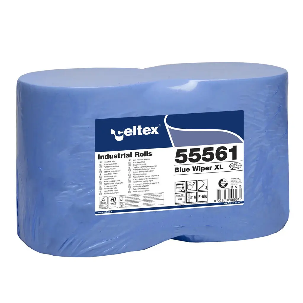 Celtex Papir rolna CE-55561, 1000 listova, Plava