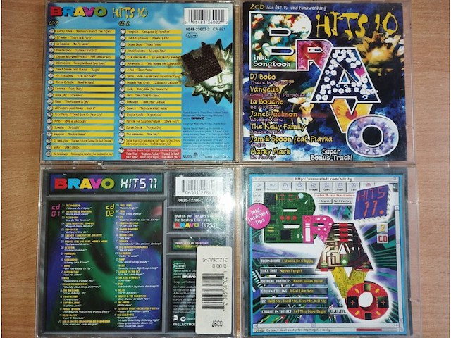 Bravo Hits 10+11 - Various Artists 2+2CDs