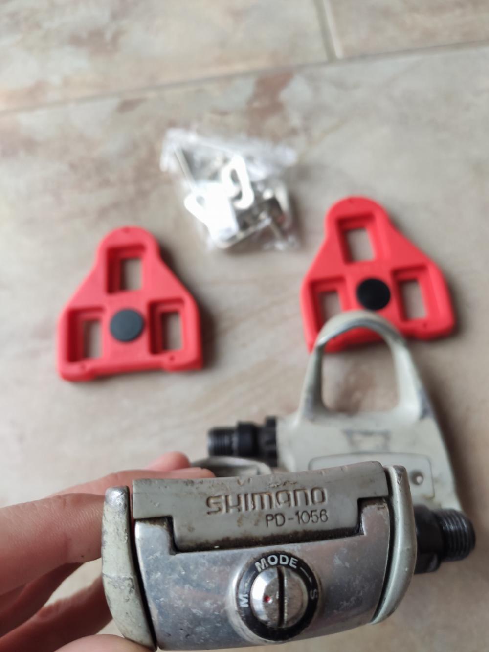Shimano pedalje + novi plocice