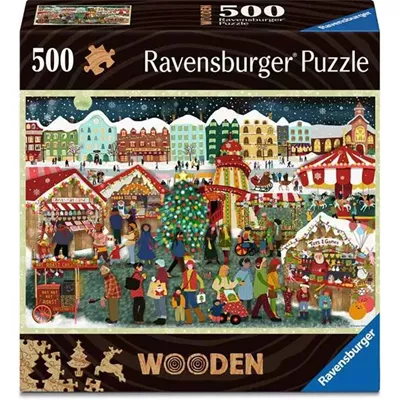 Ravensburger Ravensburger puzzle- Božićna drvena slagalica 500 kom (RA12001539)