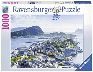 Ravensburger Ravensburger puzzle 1000 delova - Pogled na Alesund (19844)