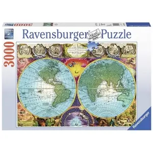 Ravensburger Ravensburger puzzle 3000 delova - Mapa sveta (RA17074)