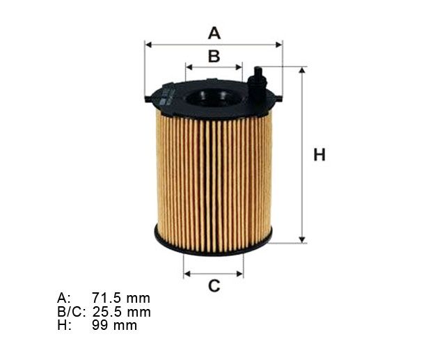 Filter ulja Filtron OE670/2 - COF100636E - ML4525