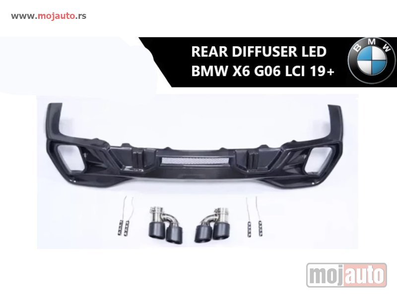BMW X6 G06 LCI LED zadnji difuzor 19-24
